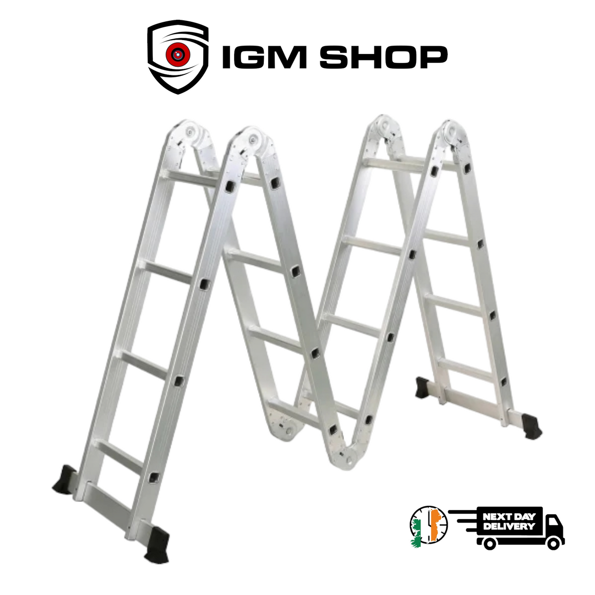 Foldable Multi-Purpose 5 Way Ladder